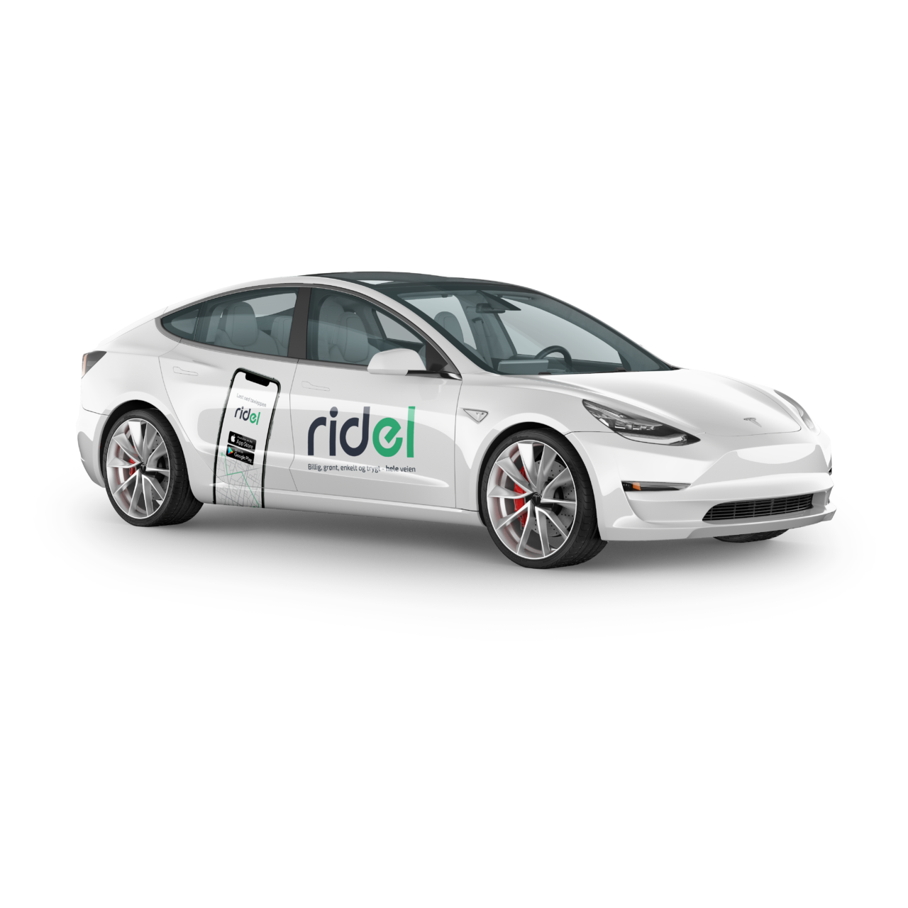 Ridel Taxi - Billig, grønt, enkelt og trygt – hele veien